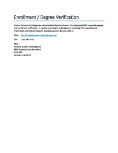 Enrollment-Degree-Verification – Nashua Community College